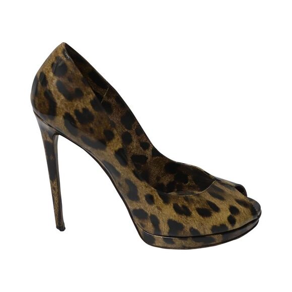 Dolce & Gabbana | Shoes | Pre Loved Dolce Gabbana Dolce Gabbana Leopard ...